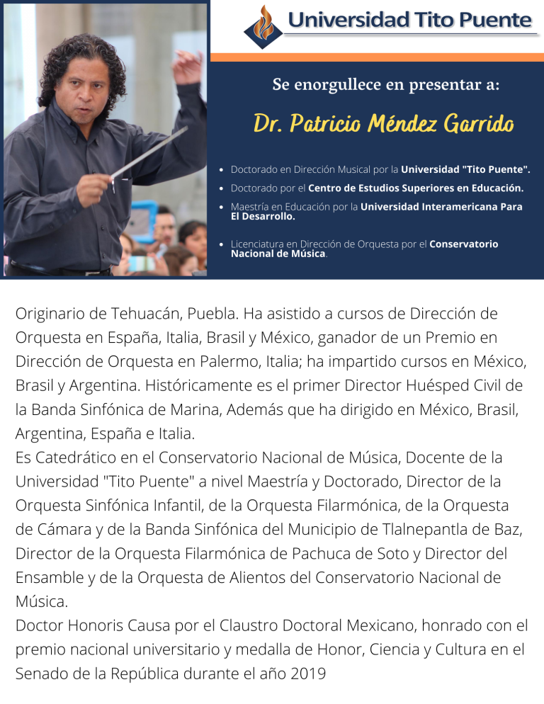 Dr. Patricio Méndez - Universidad Tito Puente